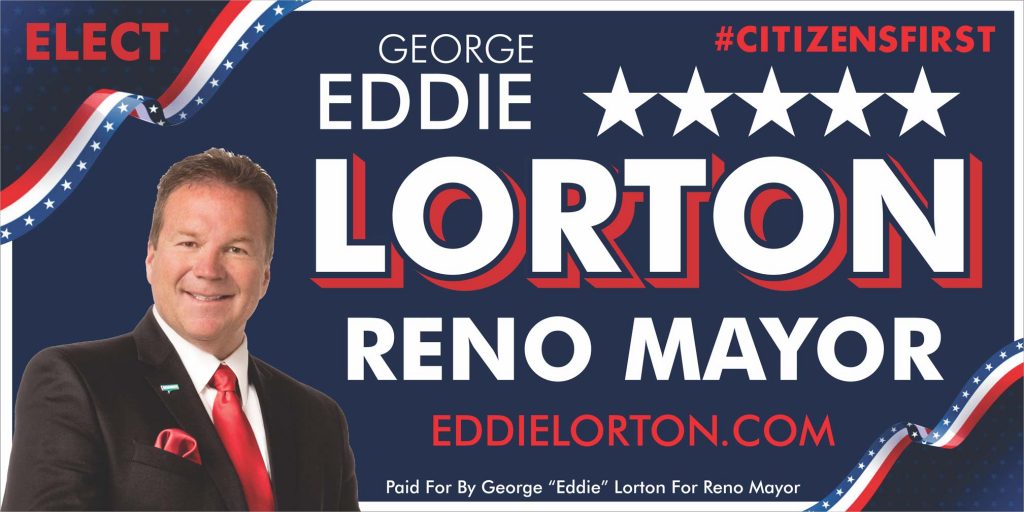 George "Eddie" Lorton for Reno Mayor